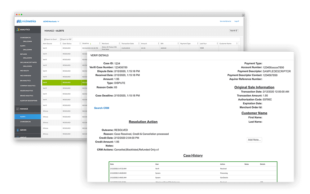 Chargeback Software Built for Merchants | MidMetrics™