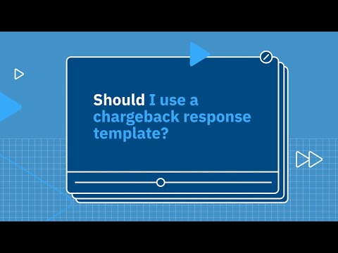 Should I use a chargeback response template?